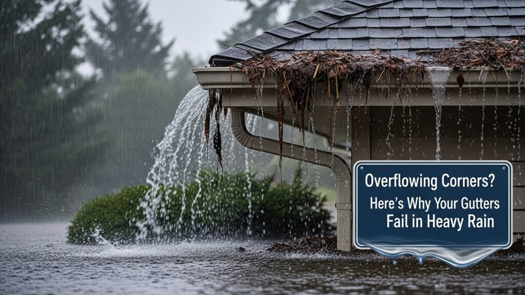 Overflowing Corners? Here’s Why Your Gutters Fail in Heavy Rain