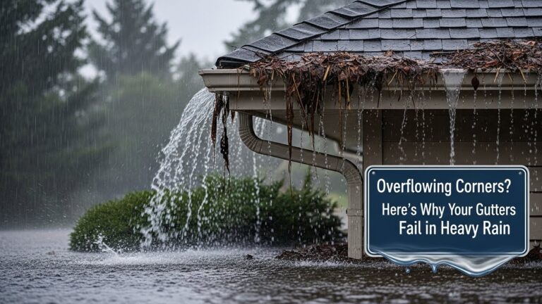 Overflowing Corners? Here’s Why Your Gutters Fail in Heavy Rain